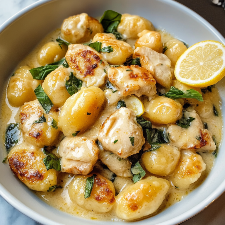 Creamy Lemon Chicken Gnocchi – Easy One-Pan Dinner with Bright Flavor ...