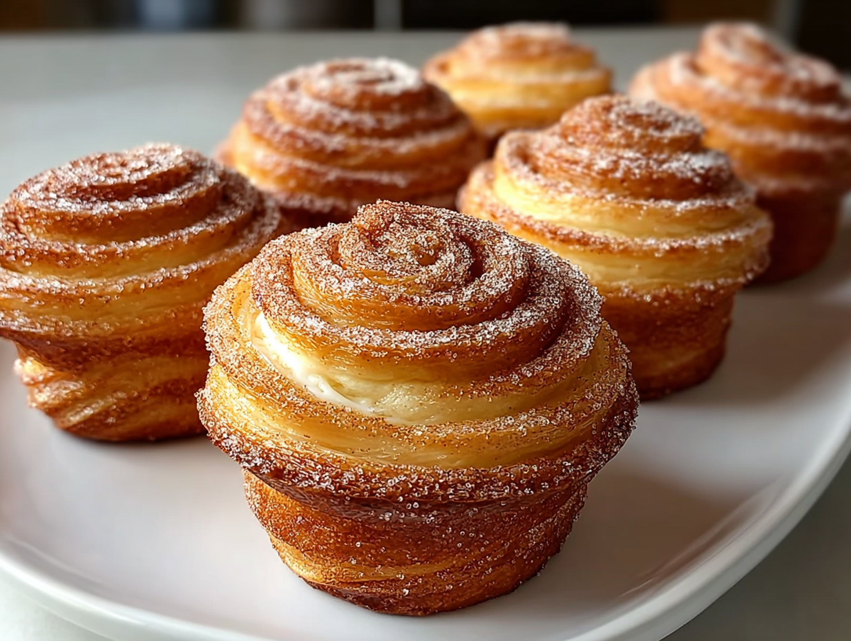 Churro Cruffins – Flaky Cinnamon Sugar Muffins with a Buttery Twist ...
