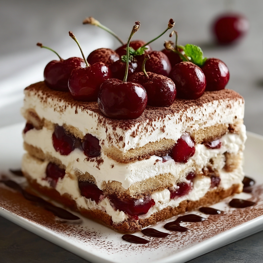 Cherry Amaretto Tiramisu – Luscious, Boozy & a Fruity Twist on the ...
