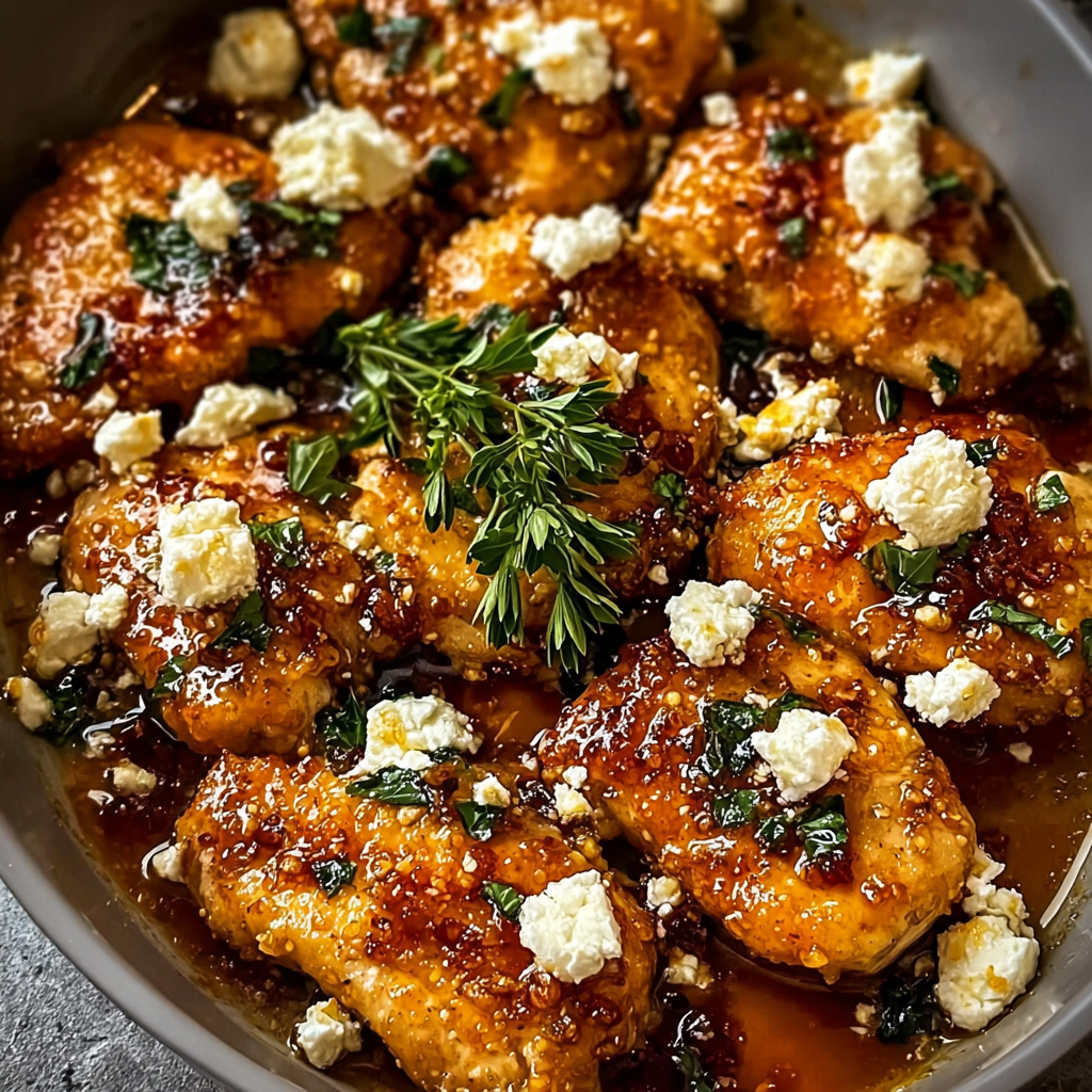 Hot Honey Feta Chicken — Crispy, Sweet-Spicy & Creamy Weeknight Winner ...